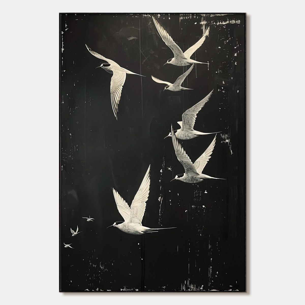 abstract bird flying