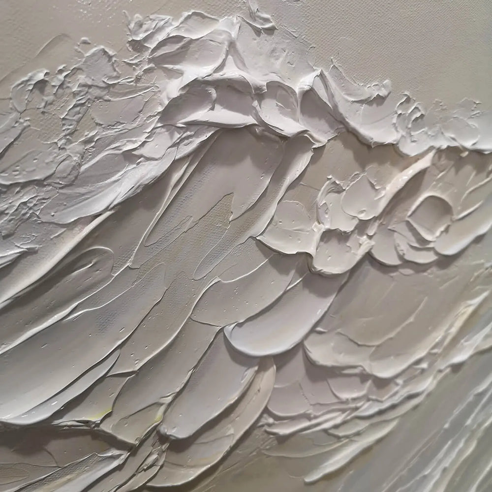 Desert Winds: Textured Landscape Impasto Oil Painting Canvas Wall Art ...