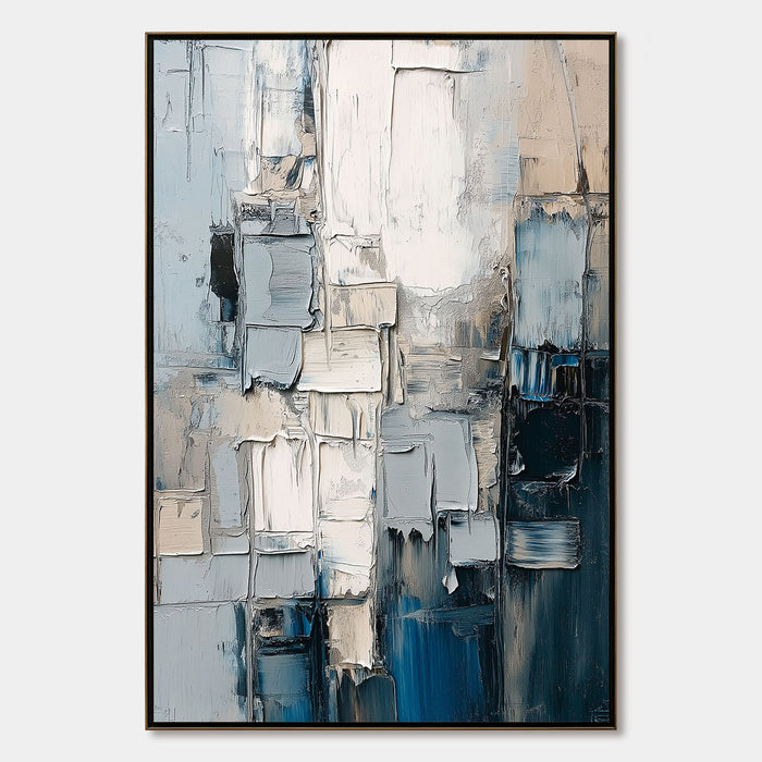 Art Abstract Blue | Modern Calm & Expression | Montcarta